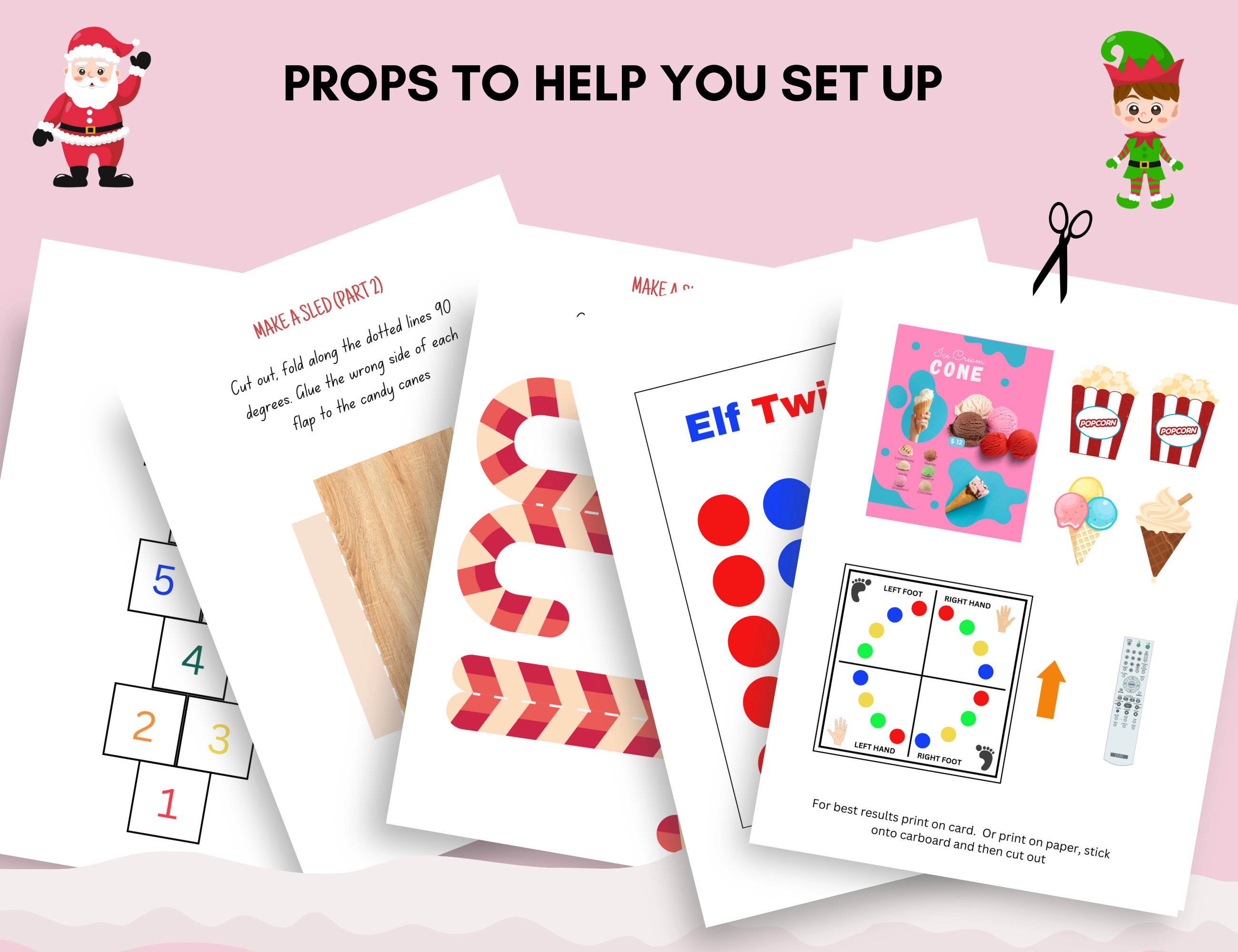 Printable Christmas Elf Bundle Printable Elf Kit Elf Arrival and Return ...