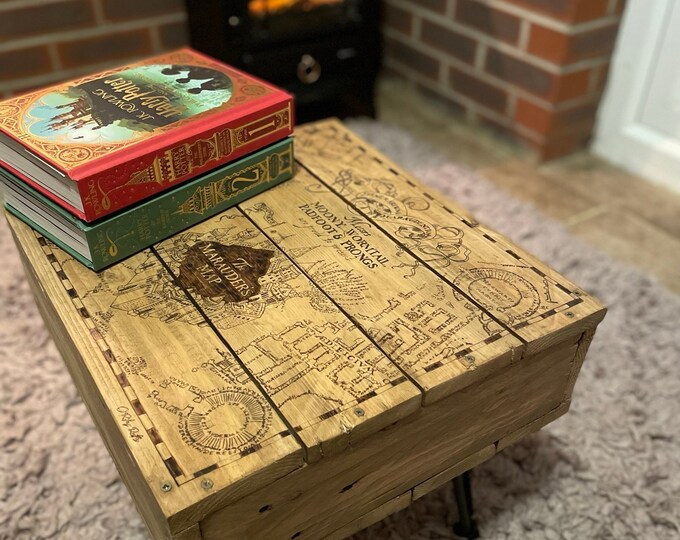 Marauders Map Themed Coffee Table - Etsy
