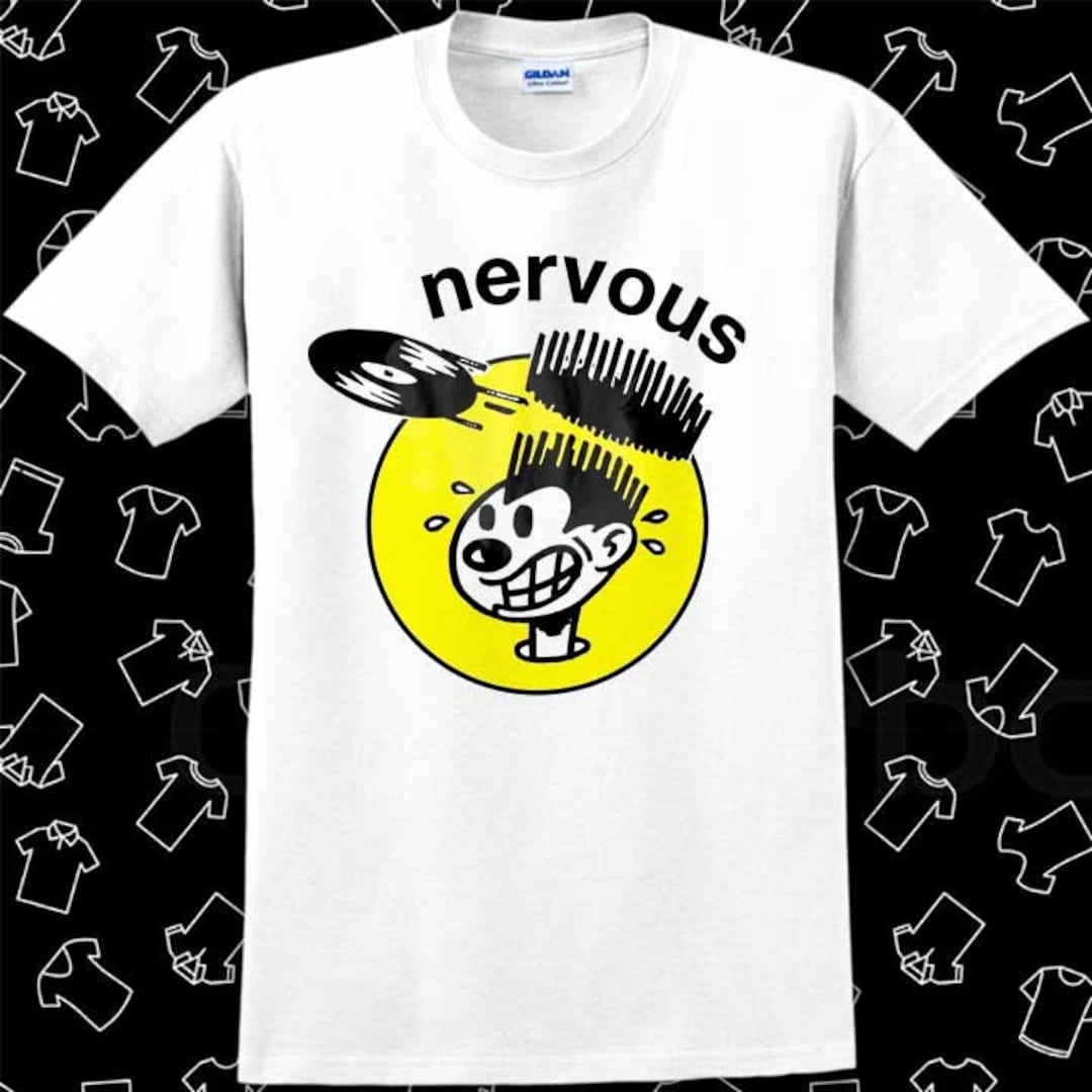 Nervous Records T Shirt Meme Gift Funny Tee Vintage Style Unisex Gamer ...
