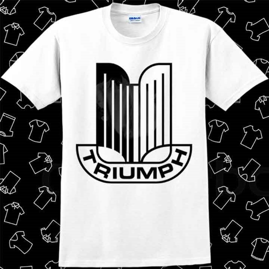 Triumph Motor Automobile Defunct Emblem Logo T Shirt Meme Gift Funny ...