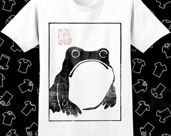 Unimpressed Frog Matsumoto Hoji Meika Gafu Japanese Toad Demons T Shirt ...