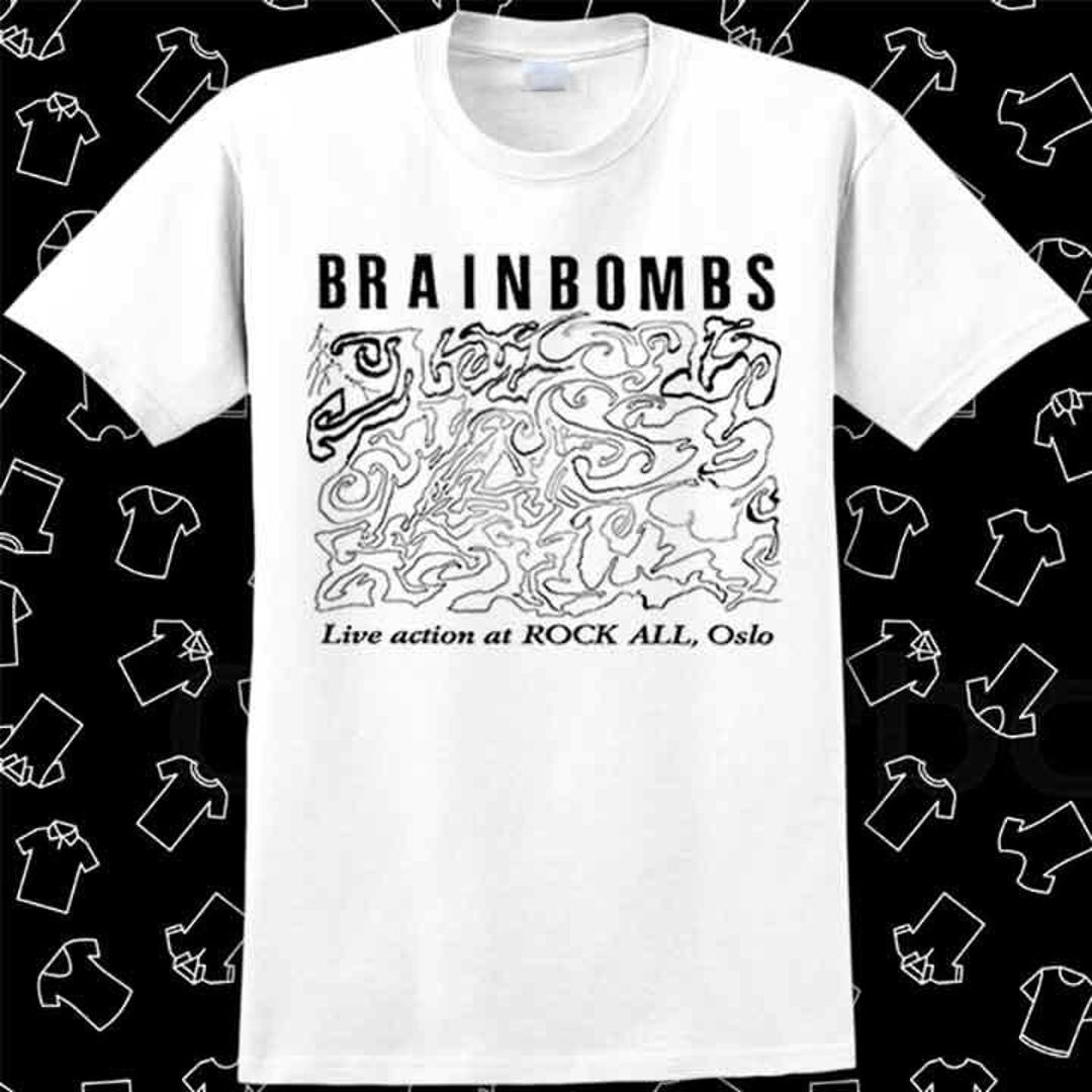 Brainbombs Live Action at Rock All Oslo T Shirt Meme Gift Funny Vintage ...