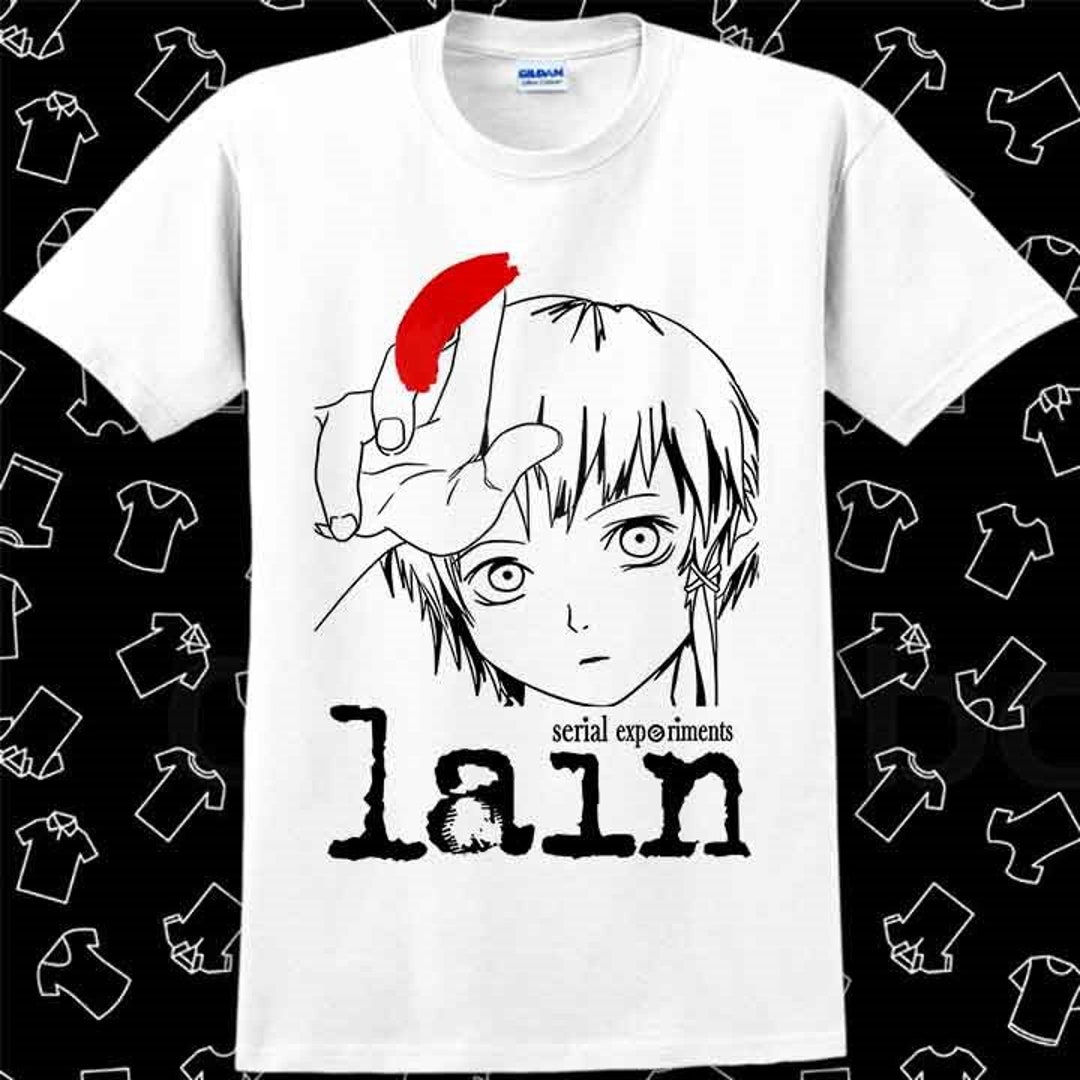 Lain Serial Experiments Manga Anime T Shirt Meme Gift Gamer Best Seller ...