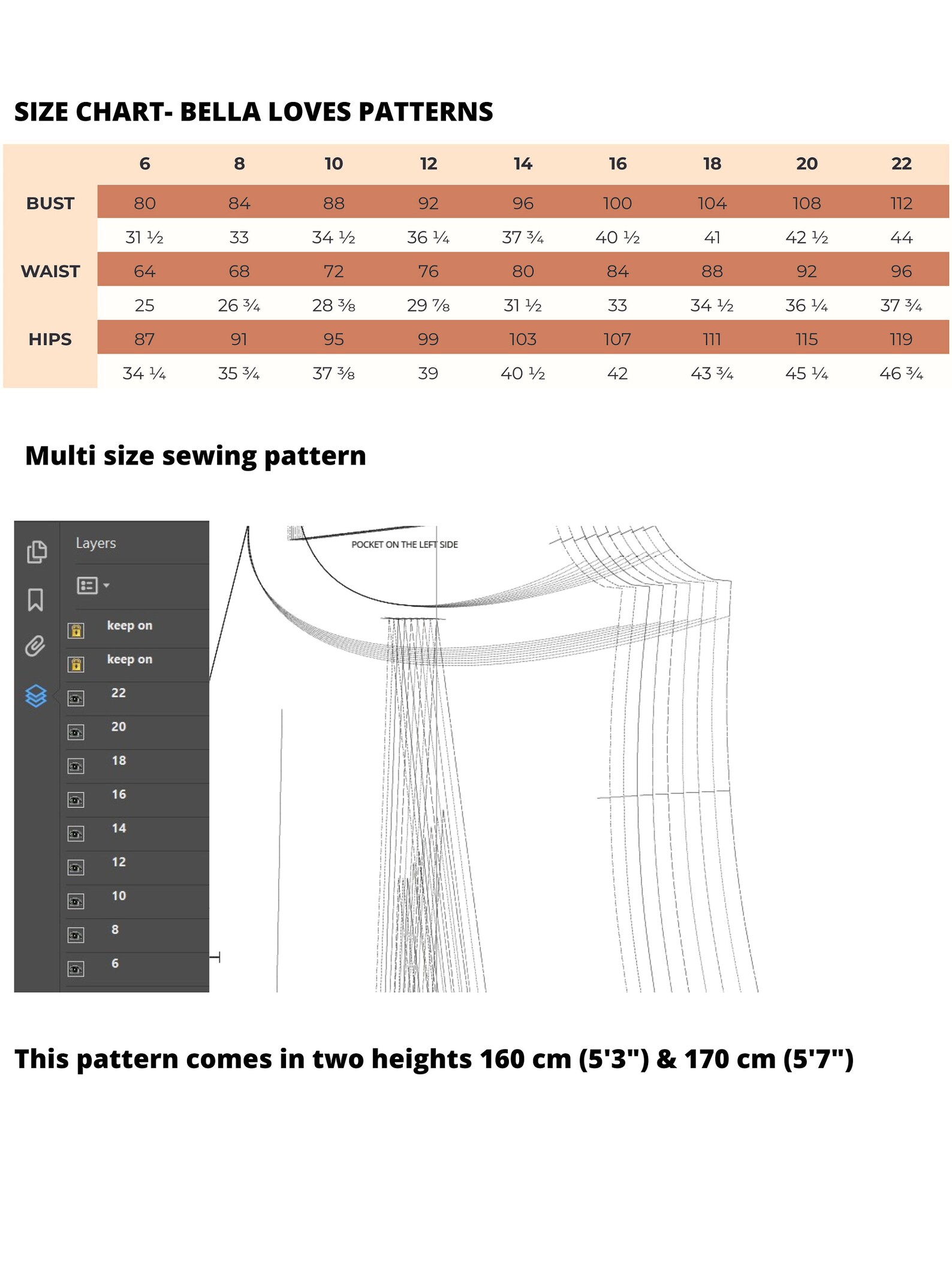 FRAN BLAZER Pdf Sewing Pattern Sizes 6 22 UK Multi Size - Etsy