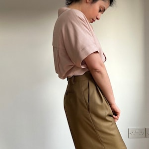 ROSIE SHIRT - Pdf Sewing Pattern - Sizes 6 -22 UK Multi Size Pattern - Etsy