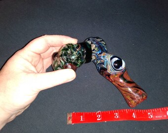Sidecar Glass Pipe | Etsy