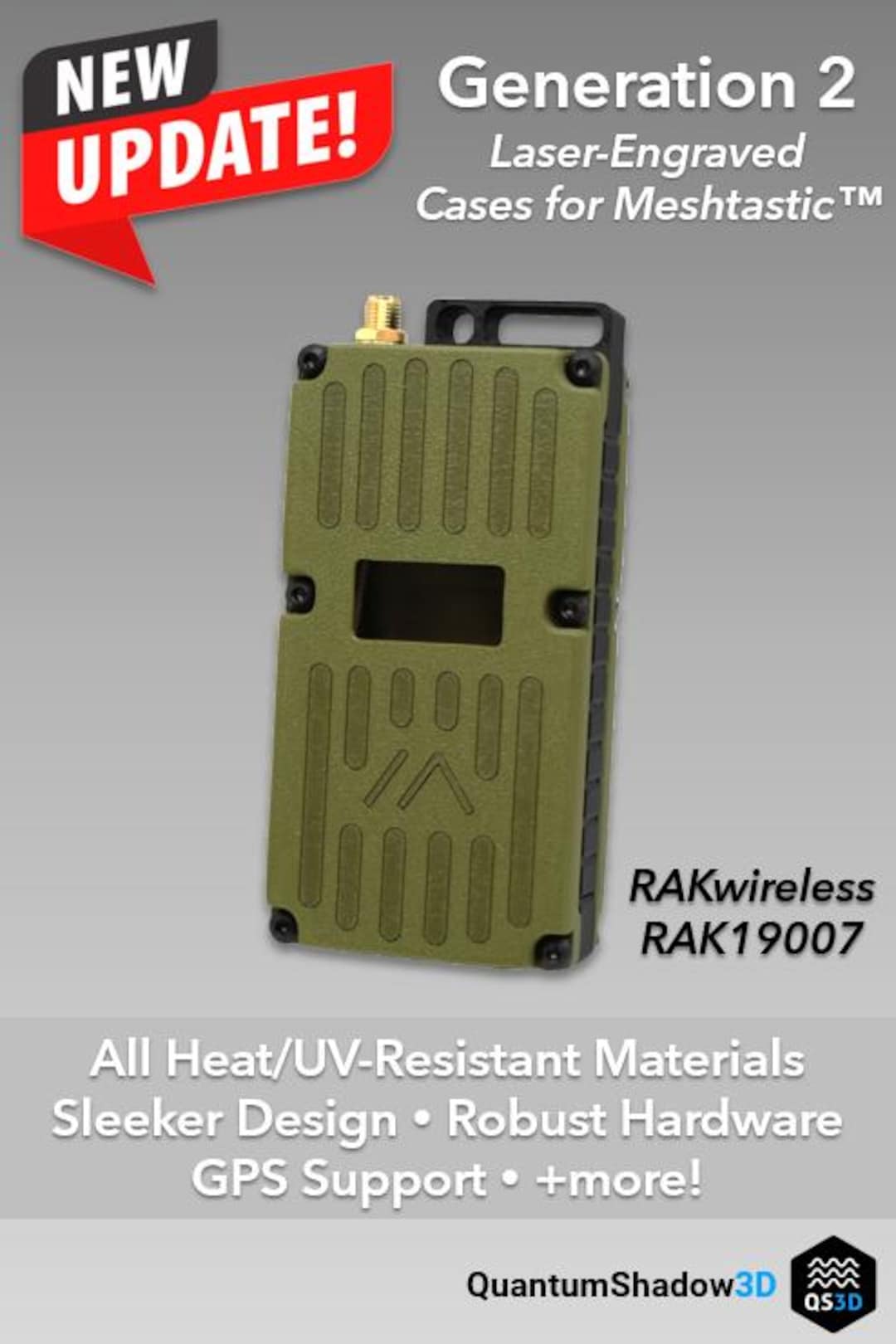 Gen2 RAK19007 Case for Meshtastic - Etsy