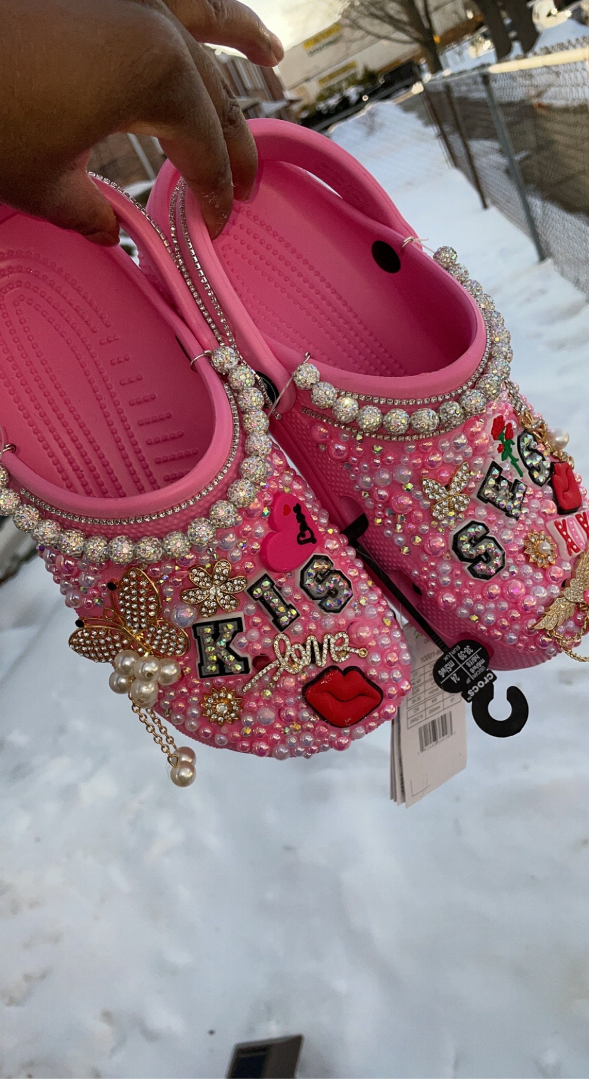 FULL BLING Crocs - Etsy