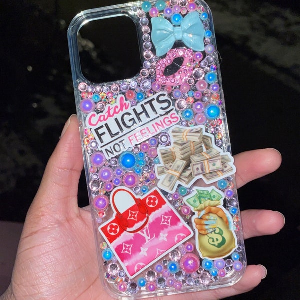 Diy Cell Phone Bling Kits - Etsy