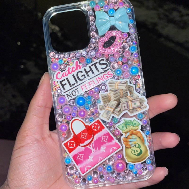 Diy Cell Phone Bling Kits - Etsy