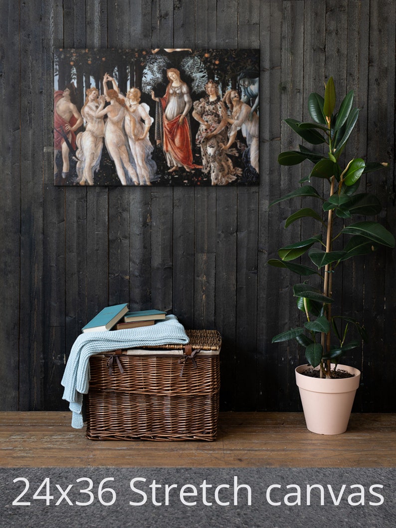 Primavera by Sandro Botticelli stretch Canvas, Posters and Framed ...