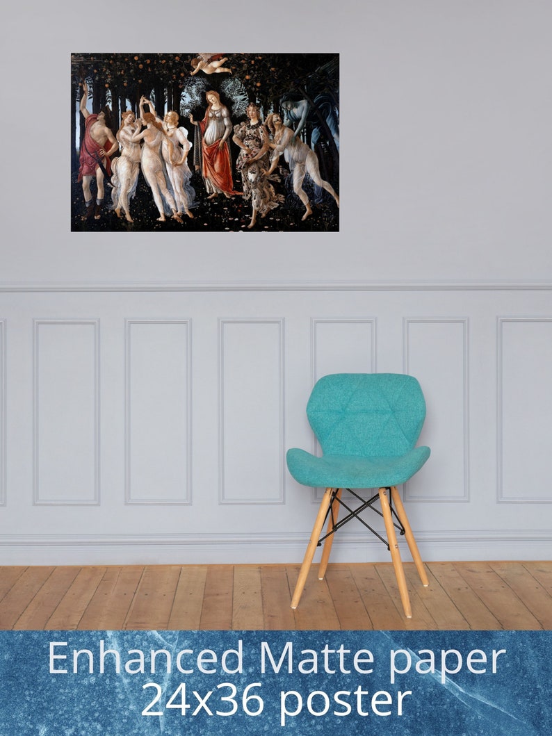 Primavera by Sandro Botticelli stretch Canvas, Posters and Framed ...