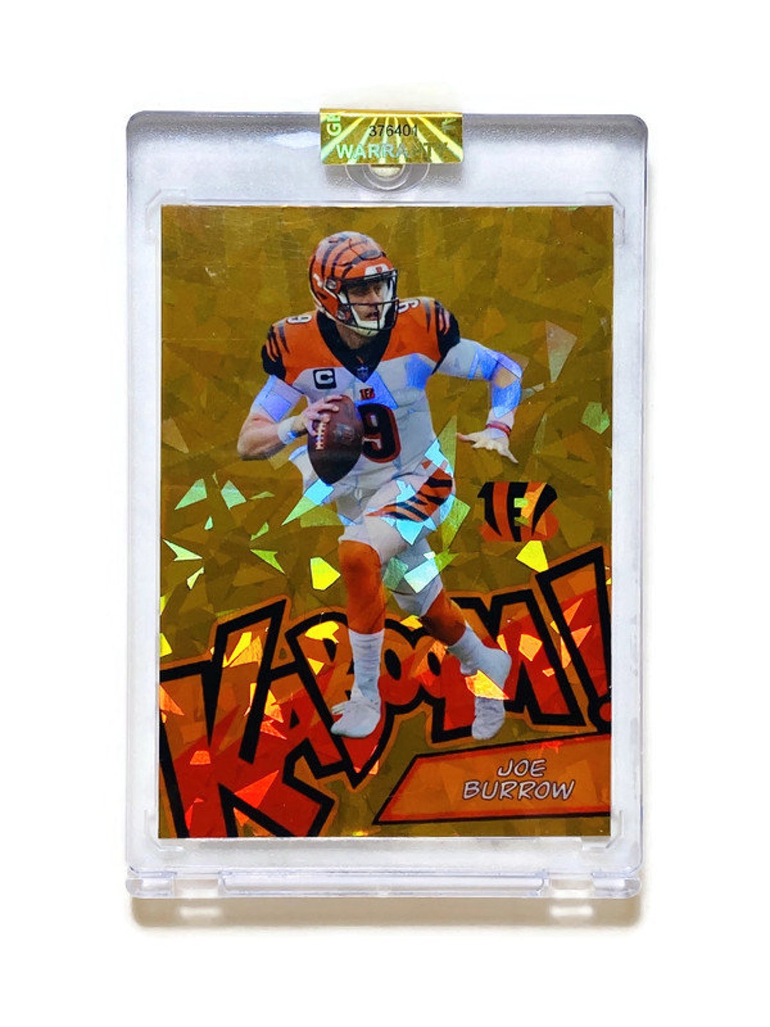 Joe Burrow Kazoom Gold Ice - Etsy