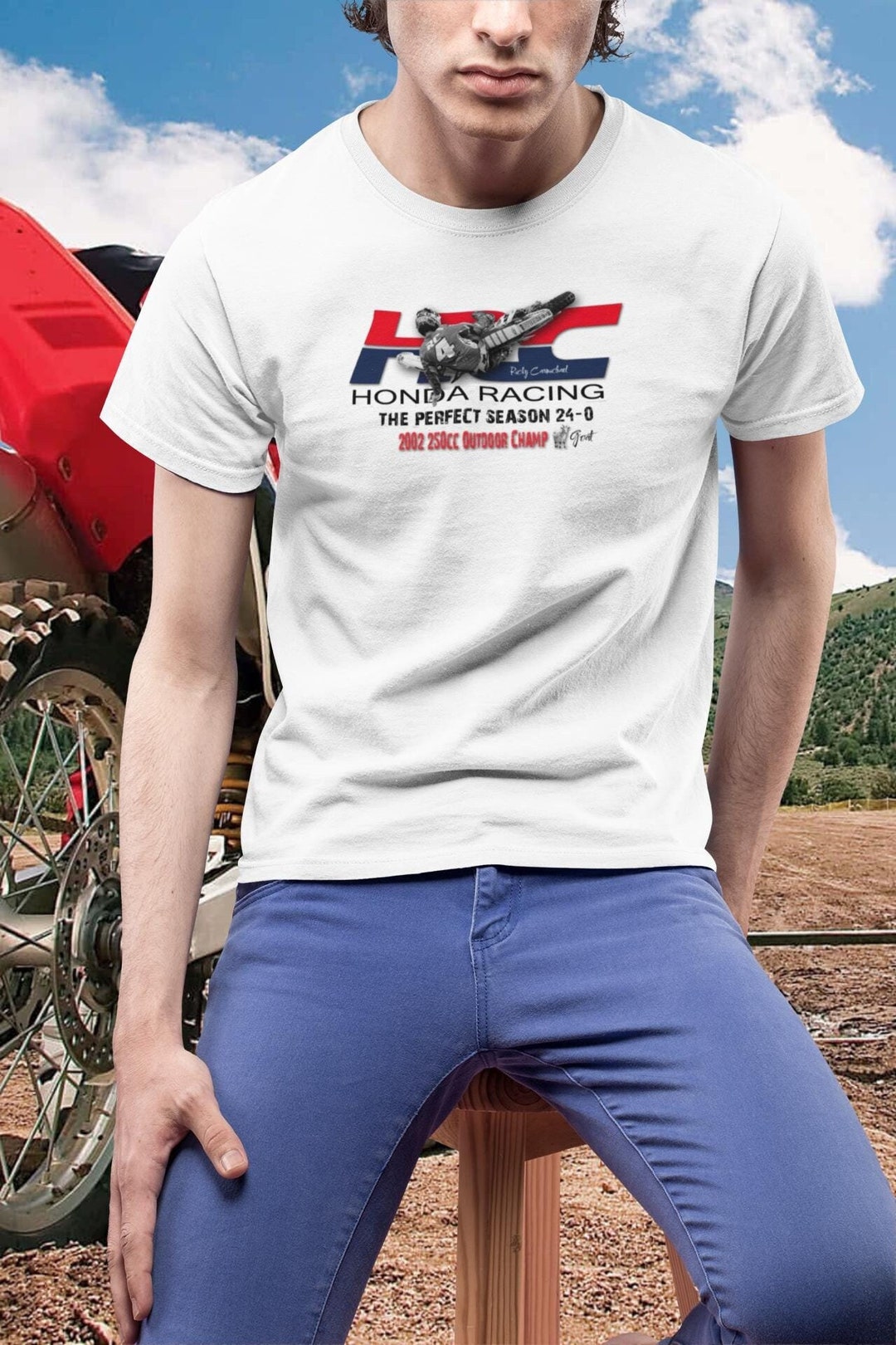 Ricky Carmichael Honda Racing Perfect Season T-shirt - Etsy