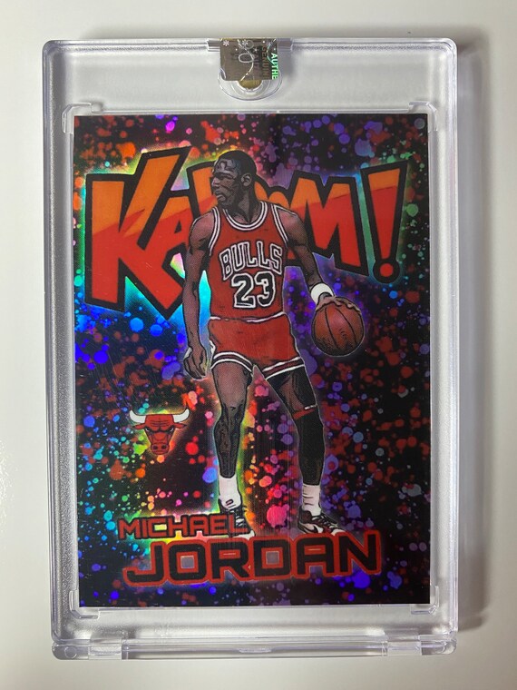 Michael Jordan Kaboom Purple drip Made by Legacy - Etsy