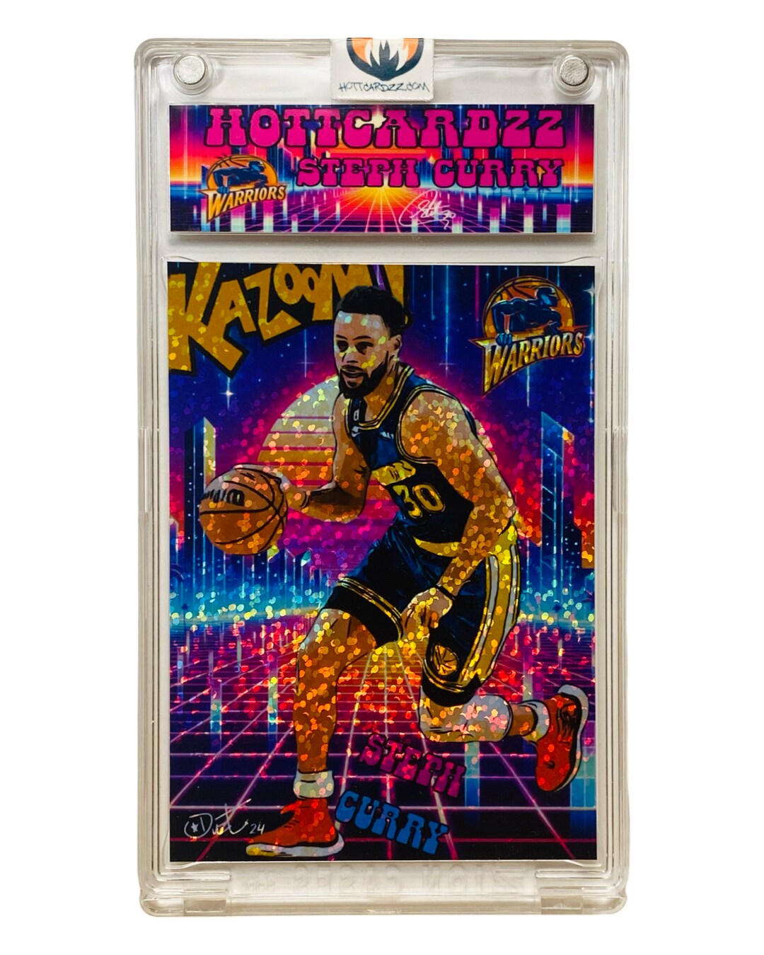 Stephen Curry Neon Sunset - Etsy