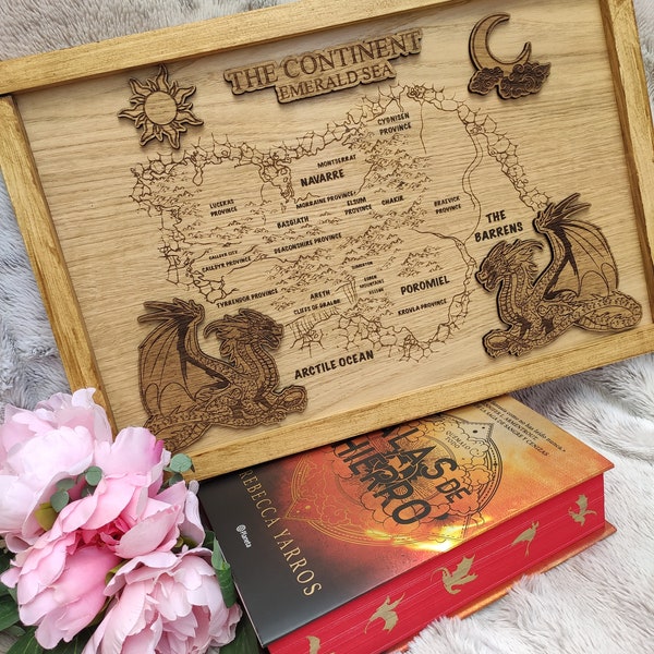 Fourth Wing Map - Etsy