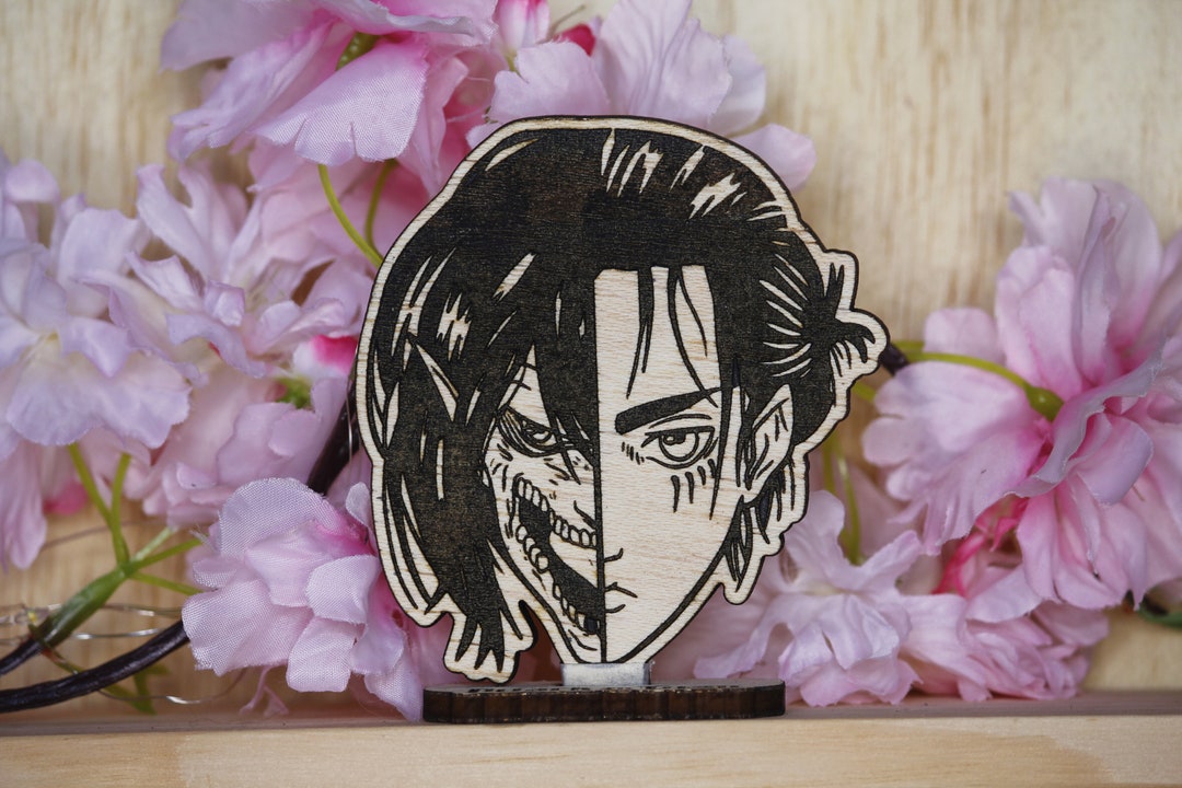 Wood Standee Attack Anime Wood Standee Fanart Boy - Etsy