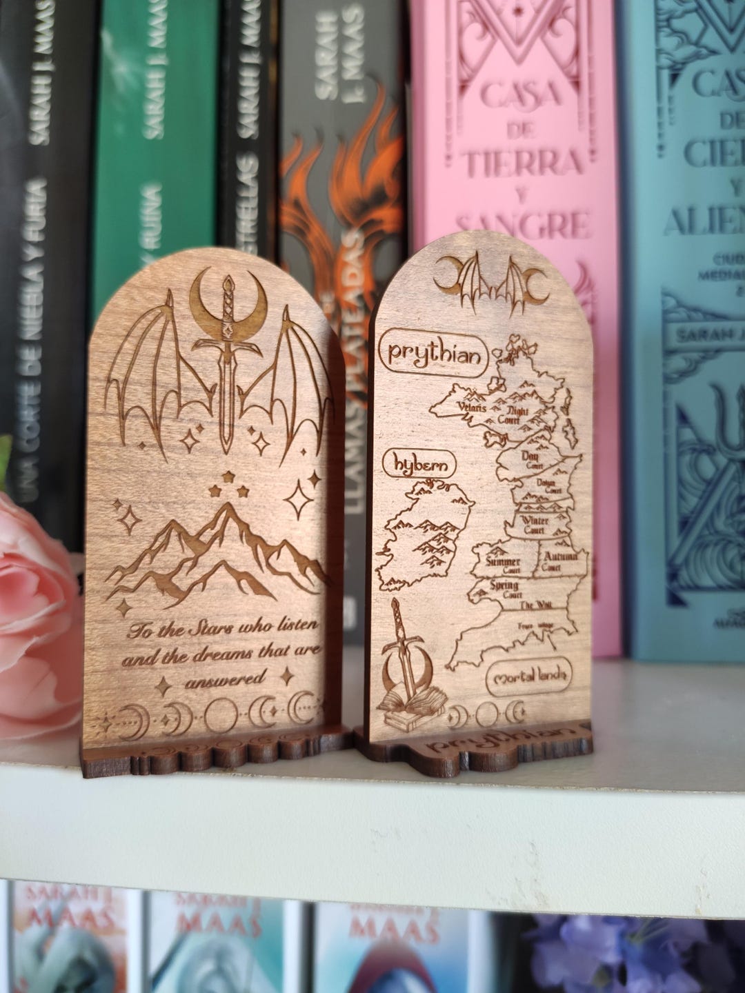 Wood Standee Acotar, a Court of Thorns and Roses Wood Standee Literary ...