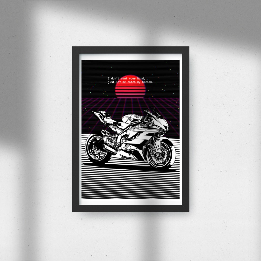 Yamaha R6 Illustration Digital Download for Poster Print - Etsy