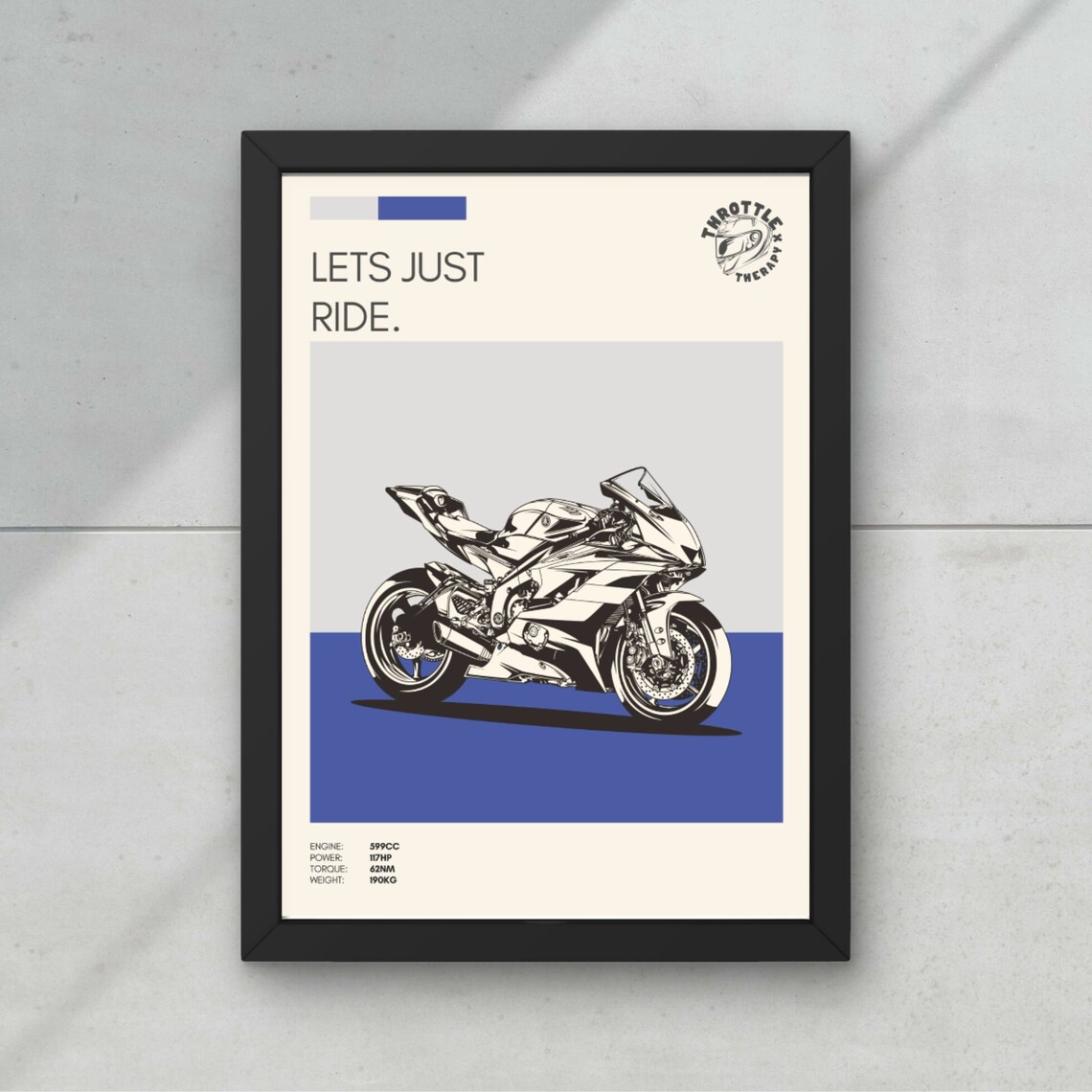 Yamaha R6 Illustration Digital Download for Poster Print - Etsy