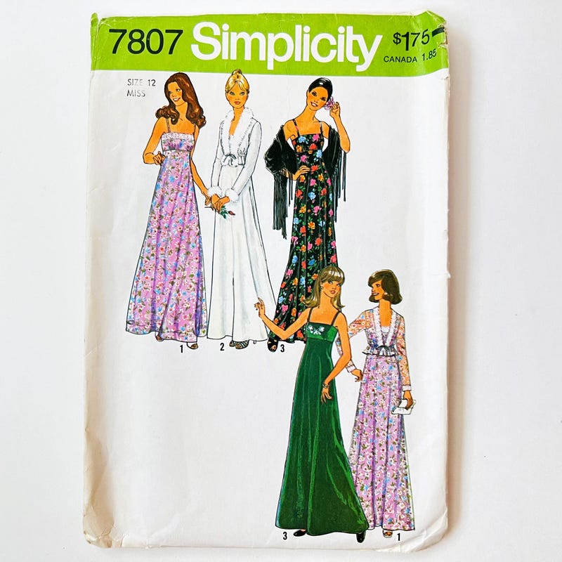Simplicity 7807 Pattern - Etsy