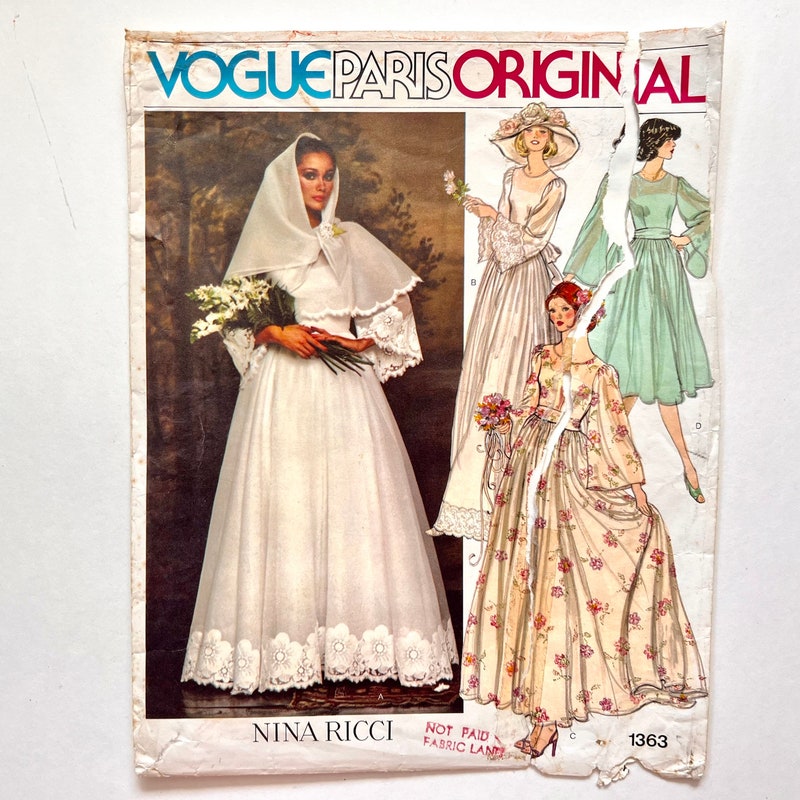 Vogue Nina Ricci Patterns - Etsy