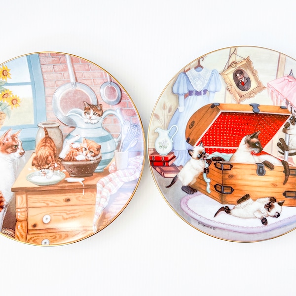 Cat Decorative Plate - Etsy