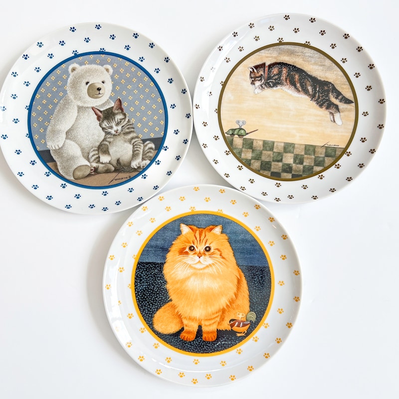Cat Decorative Plate - Etsy