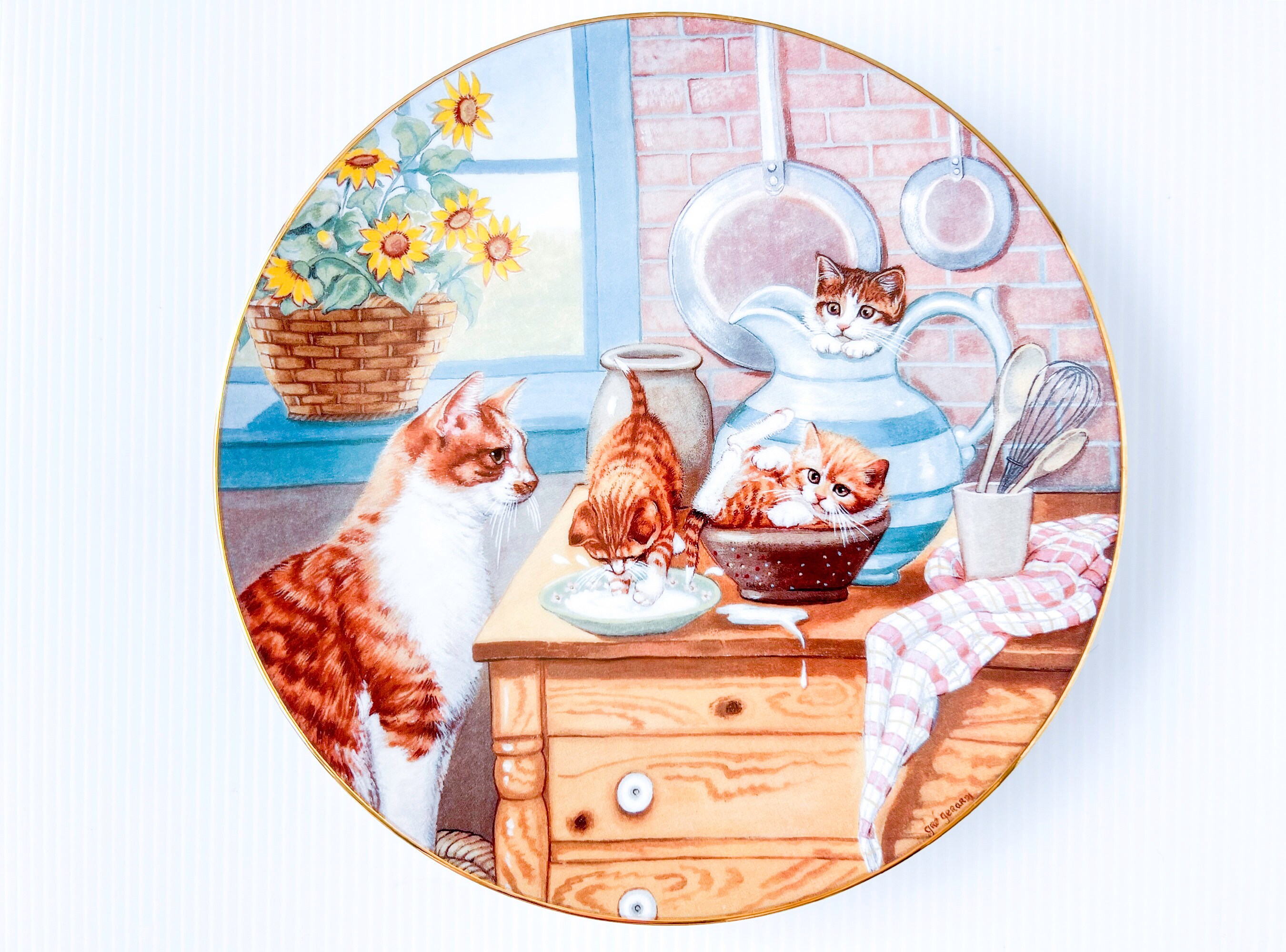 The Hamilton Collection Country Kitties Decorative Porcelain - Etsy