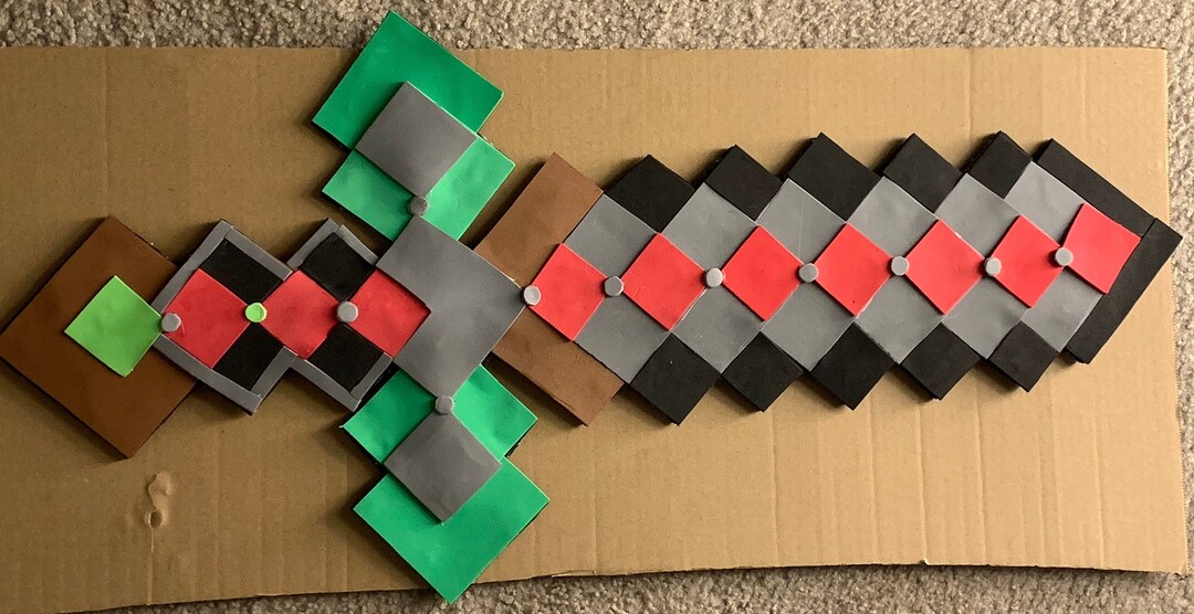 Foam Minecraft Sword - Etsy