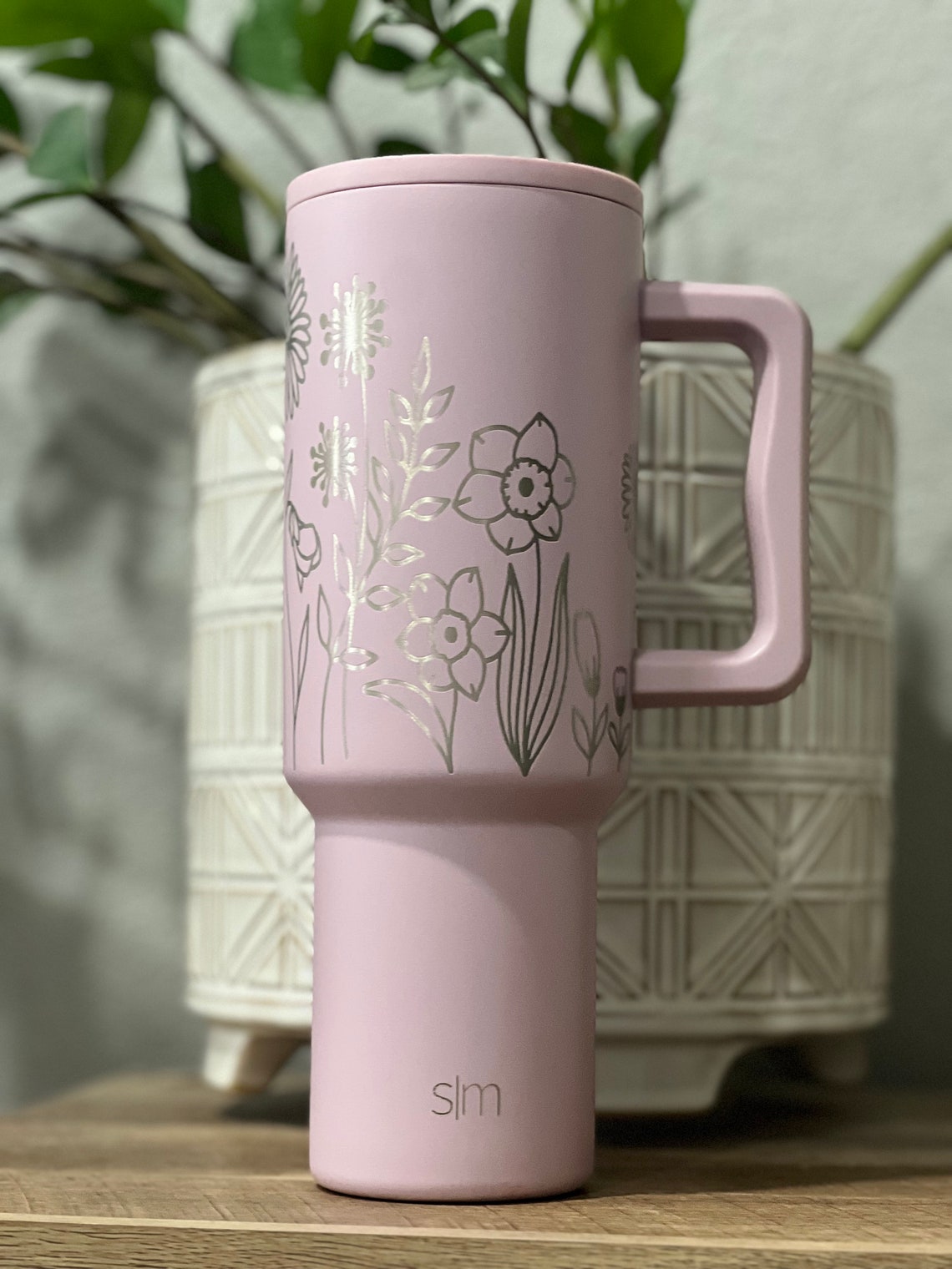 Nana | Floral | Simple Modern Trek | 40oz - Etsy