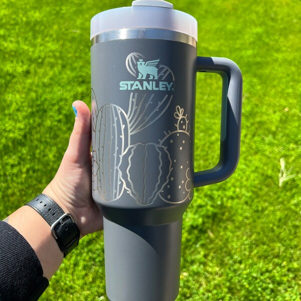 Cactus Engraved Stanley - Etsy