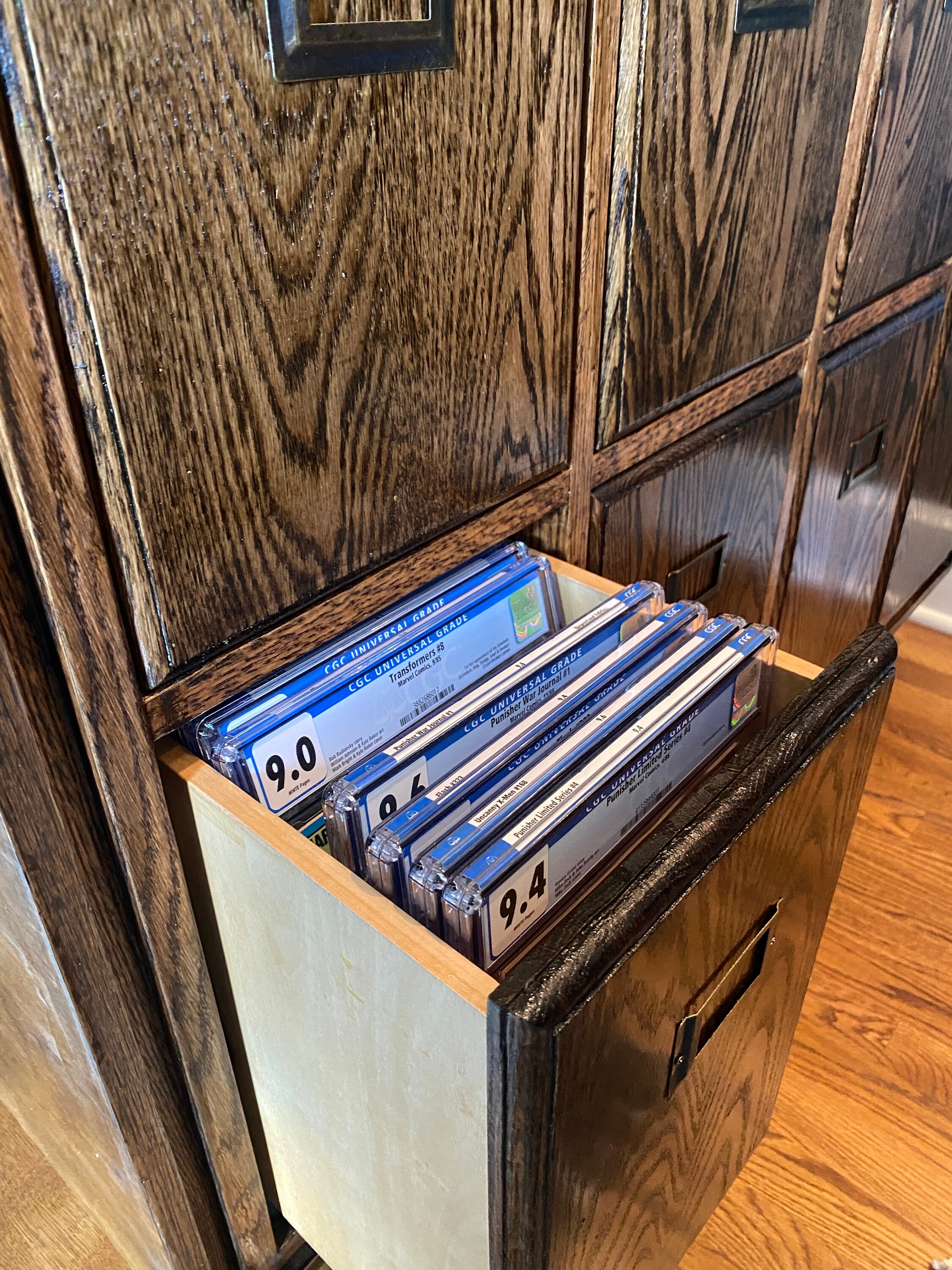 Premium Floating Comic Book Cabinet 12 Push to Open Drawers - Etsy