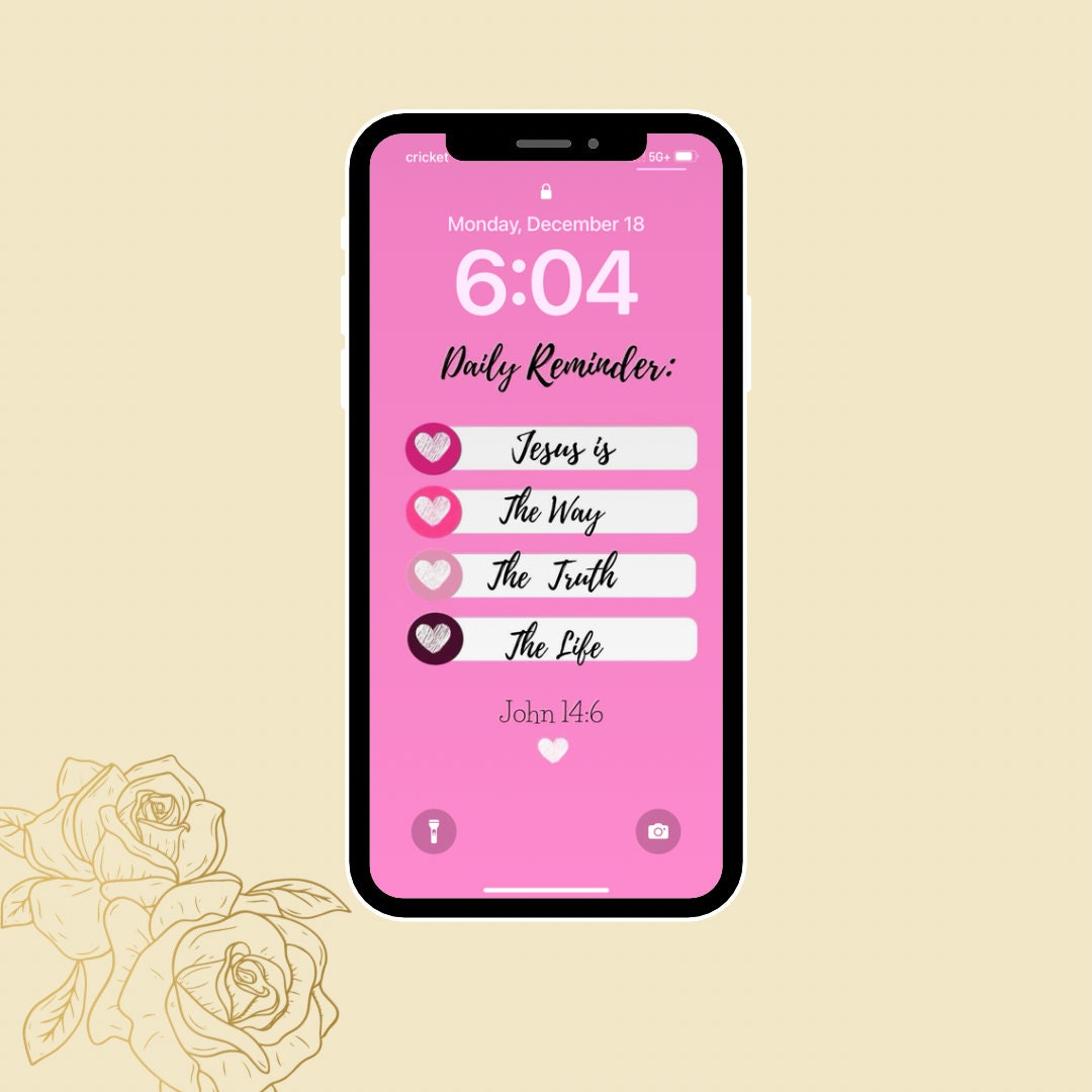 John 14:6 Christian Phone Wallpaper, Phone Wallpaper, Faith Phone ...