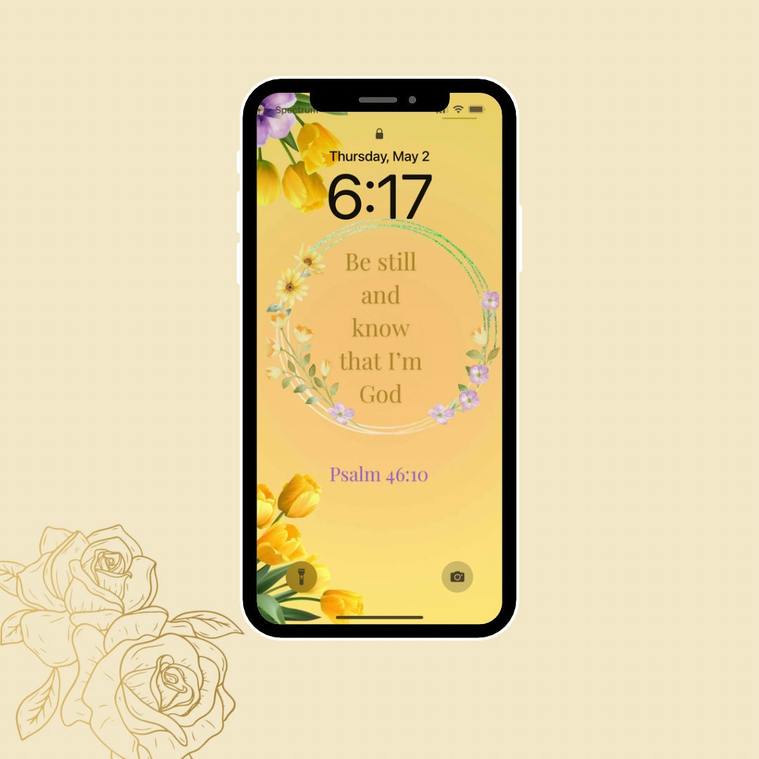 Psalm 46:10 Phone, Phone Wallpaper, Christian Phone Wallpaper, Faith ...