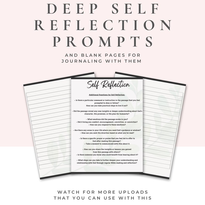 Bible Study Journal | Daily Devotional | Prayer Journal | Digital | 100 ...