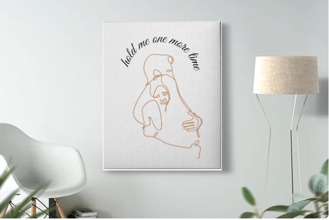 Loving Embrace Minimalist Printable Wall Hanging - Etsy
