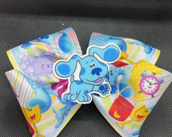 Blues Clues Hair Bow | Etsy