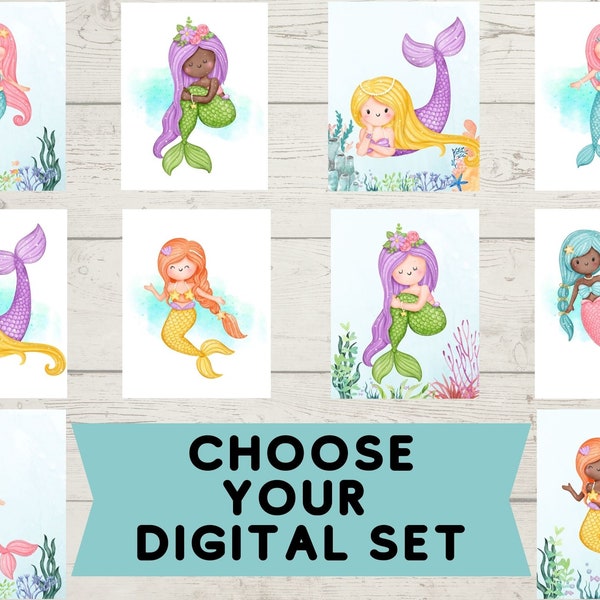 Mermaid Prints - Etsy