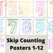 Multiplication and Division Flash Cards 1 - 12 , With Skip Counting ...