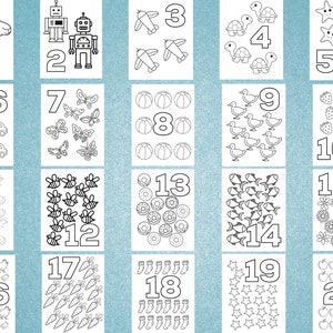 Pre-k + K Alphabet and Number Bundle - 113 Printable Pages - Etsy