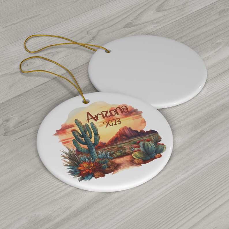 Arizona Ornament, Arizona Christmas, State Ornament, Travel Ornament ...