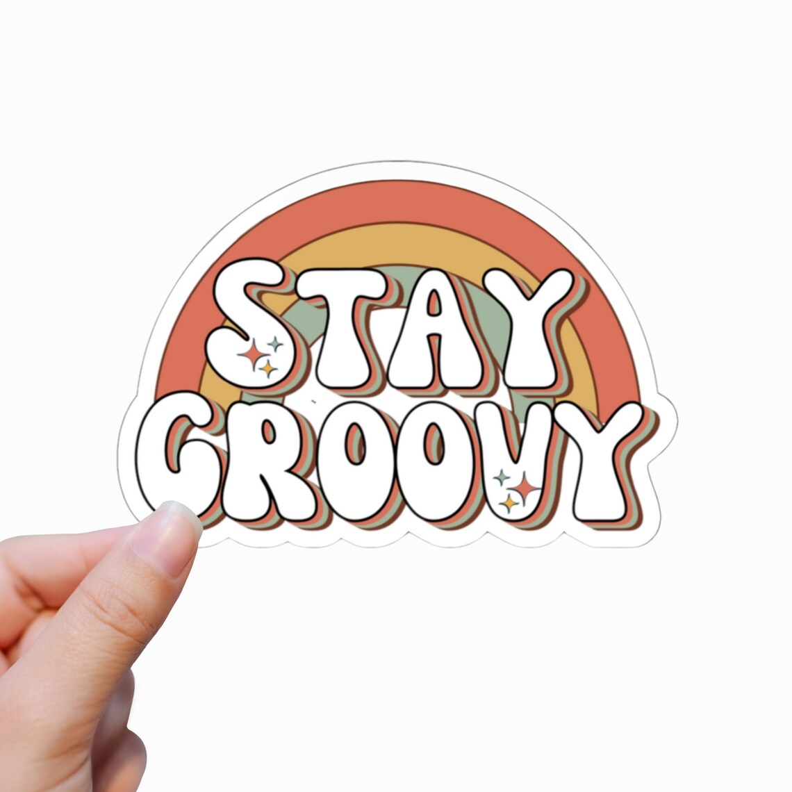 Stay Groovy Sticker Retro Groovy Sticker 70s Sticker Quote - Etsy