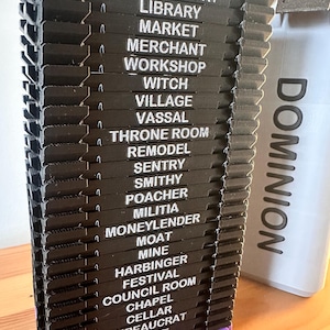 Dominion Card Holders and Travel Cases Storage - Full Base Set - Etsy