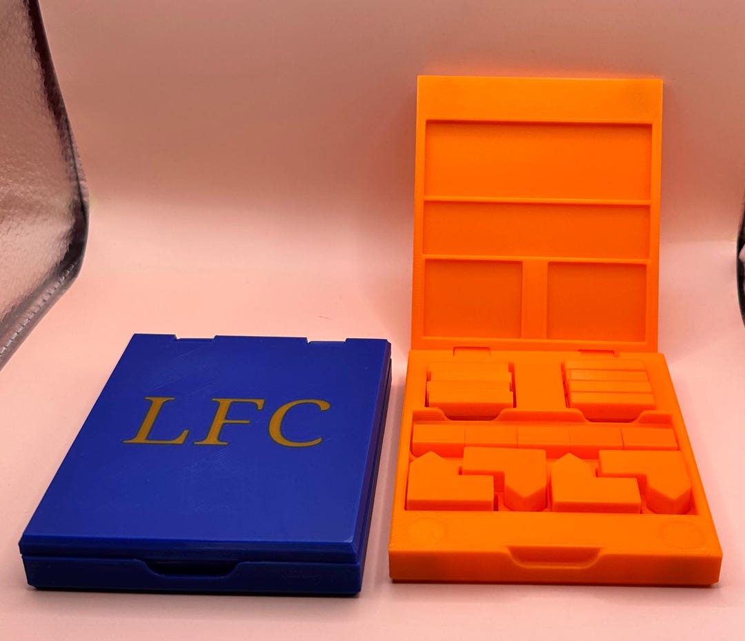 Catan Custom Slim Storage Case - Personalized Color Name Monogram ...