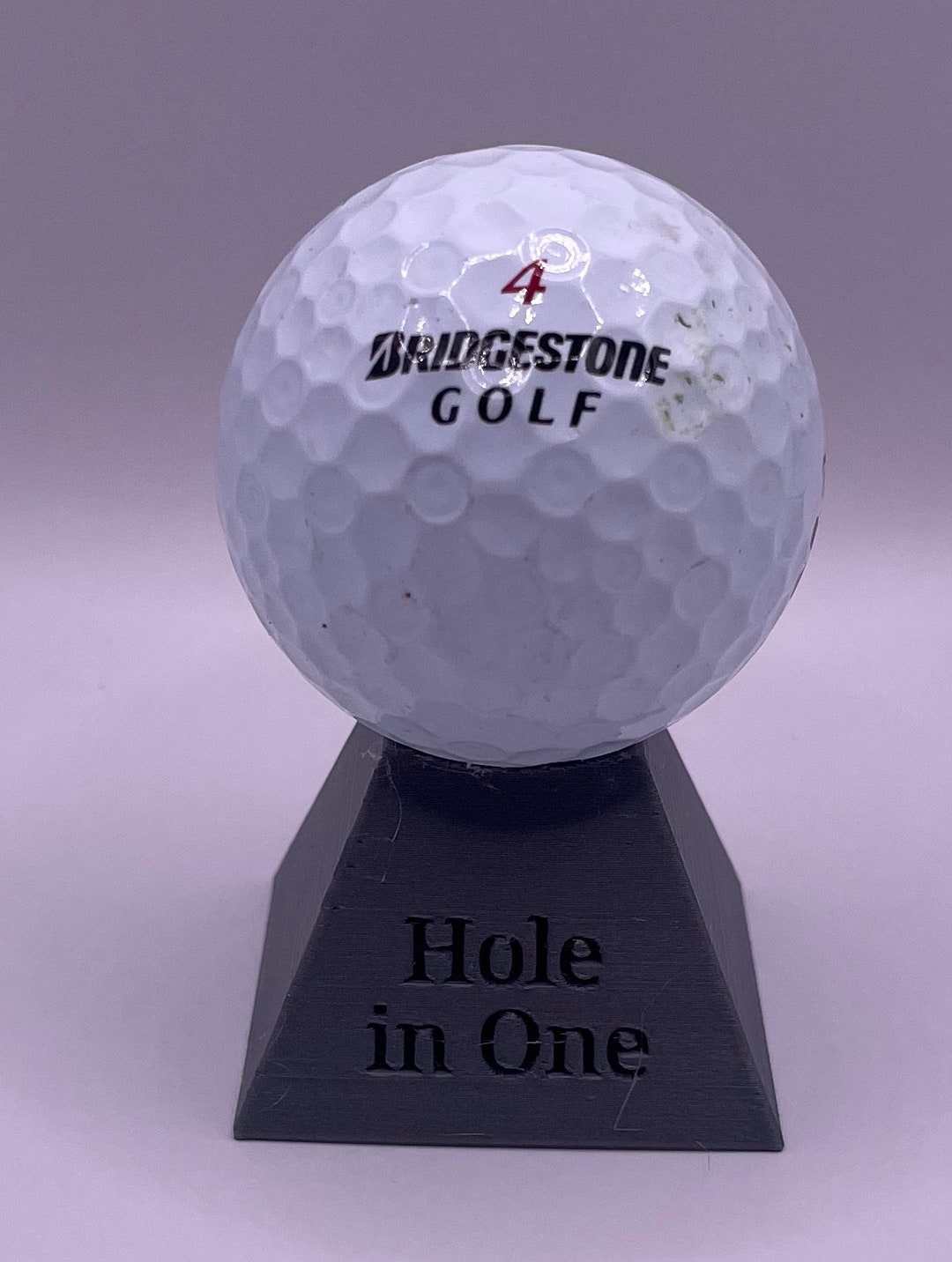 Golf Ball Holder Display Mount Stand - Custom Colors - Custom Text - Etsy