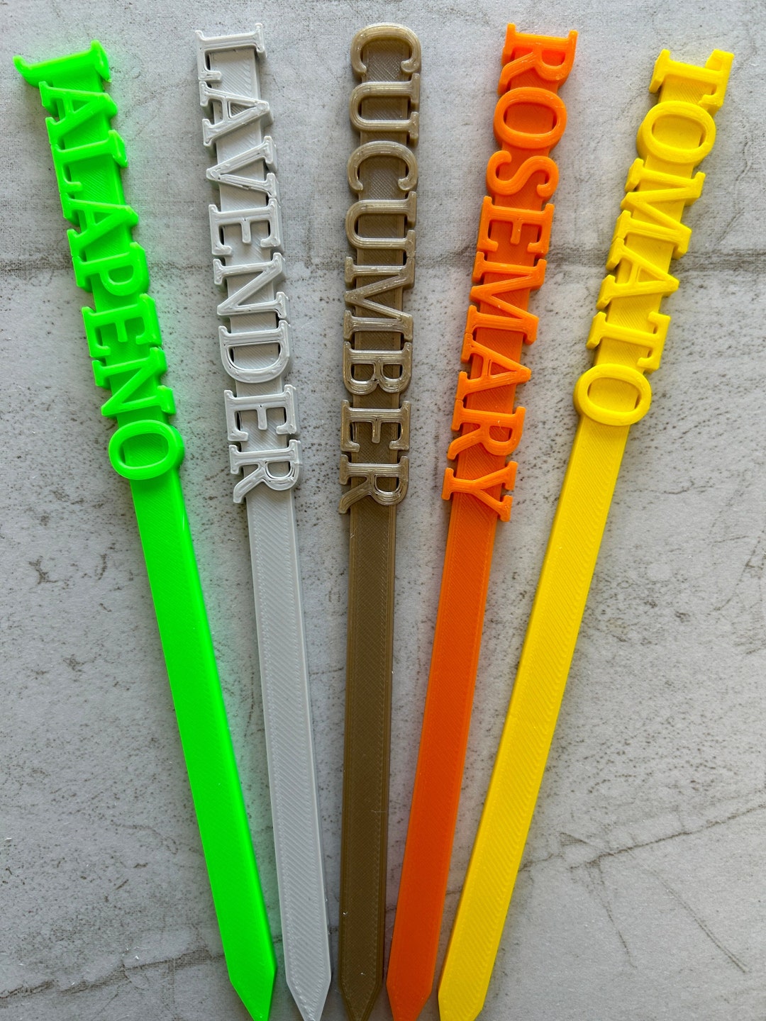 3D Printed Garden Stakes Garden Marker Garden Label - Etsy