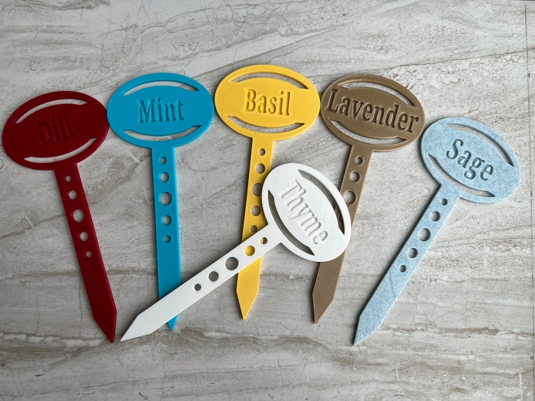 Garden Stakes 3D Printed Garden Name Stakes Personalized Garden Stakes ...
