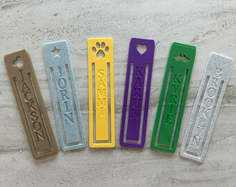 Personalized Bookmark 3D Printed - Etsy